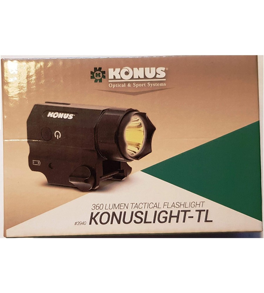 Konus konuslight-tl 360 lumen tactical flashlight
